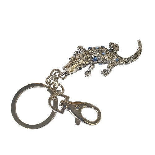 Australian Crocodile Keychain Gift | Blue & Silver | Australiana Touri ...
