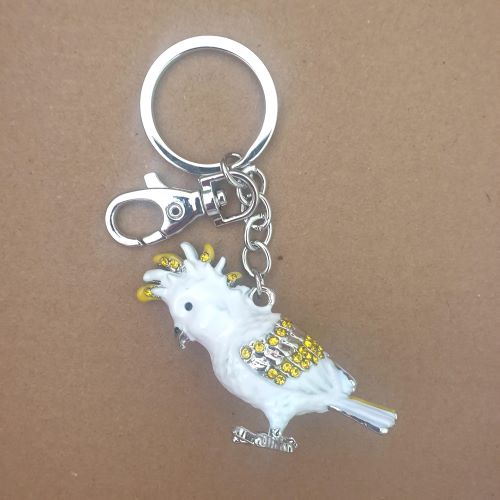 Australian Corella Keyring Gift | White Cockatoo | Australiana Tourism ...