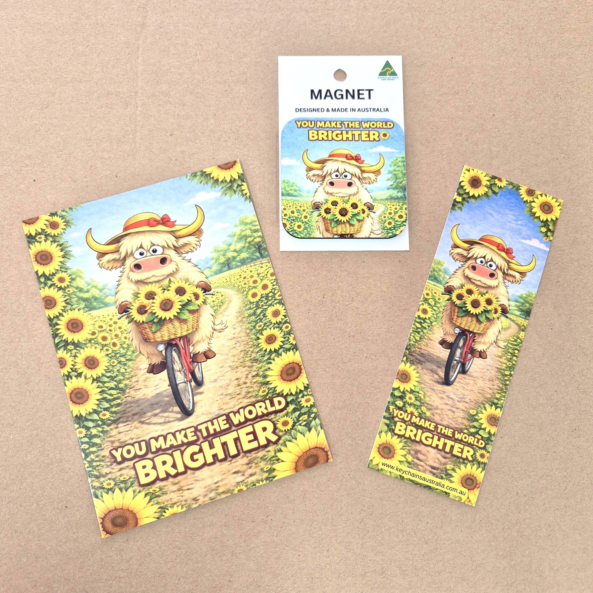 Gift Pack | Helga The Highlander Cow Gift Set | You Make The World Bri ...