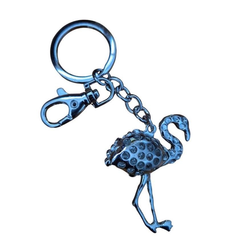 Flamingo Keychain | Pink Flamingo Keyring Bag Chain Gift | Flamingo Bi ...