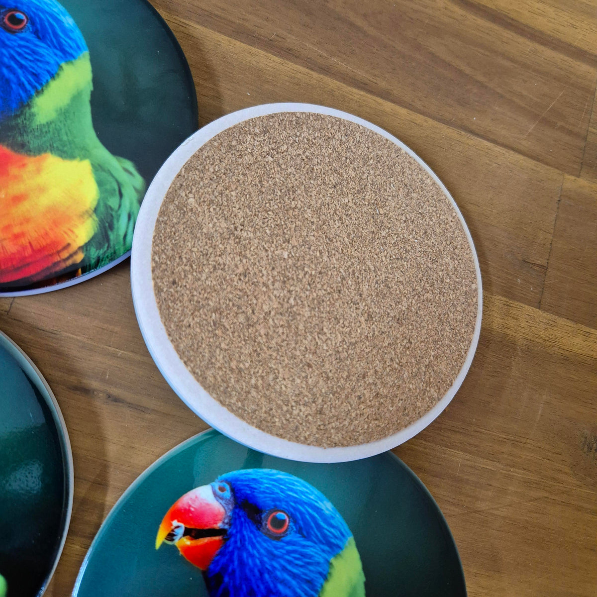 Australian Rainbow Lorikeet Parrot Coasters | Set Of 4 | Australiana T ...