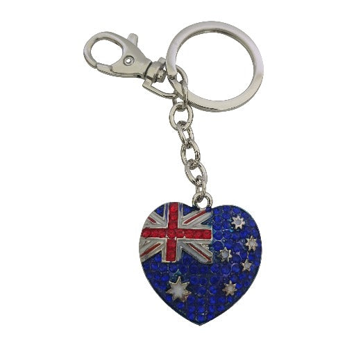 Australian Map Heart Keyring Gift | Keychains & Gifts Australia ...