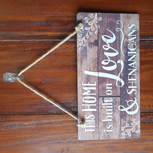 This Home Is Built On Shenanigans Gift | Keychains & Gifts Australia ...